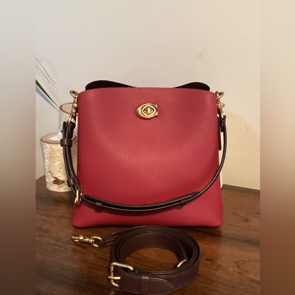 Coach | Bags | Willow Bucket Bag In Colorblock With Signature Canvas ...